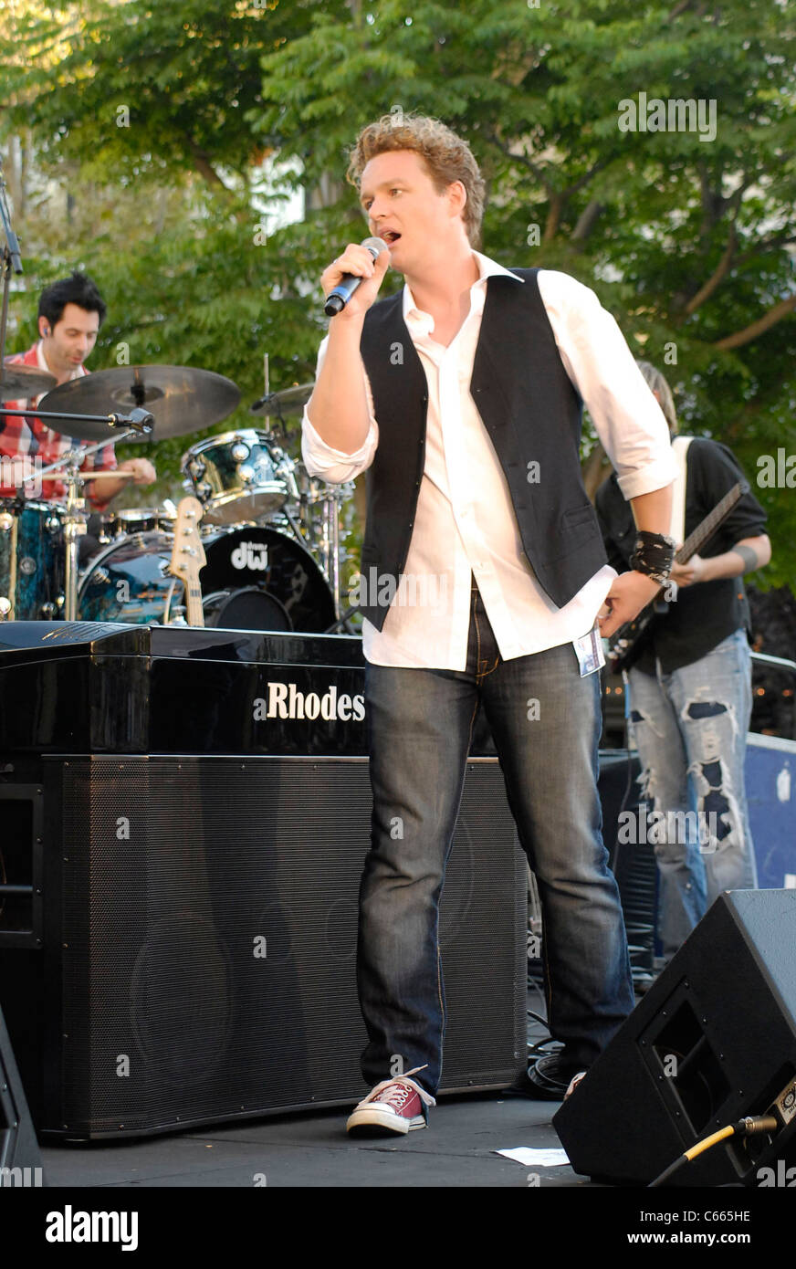 Jake Simpson on stage for Taylor Dayne In Concert at The Americana at Brand, The Americana at ...