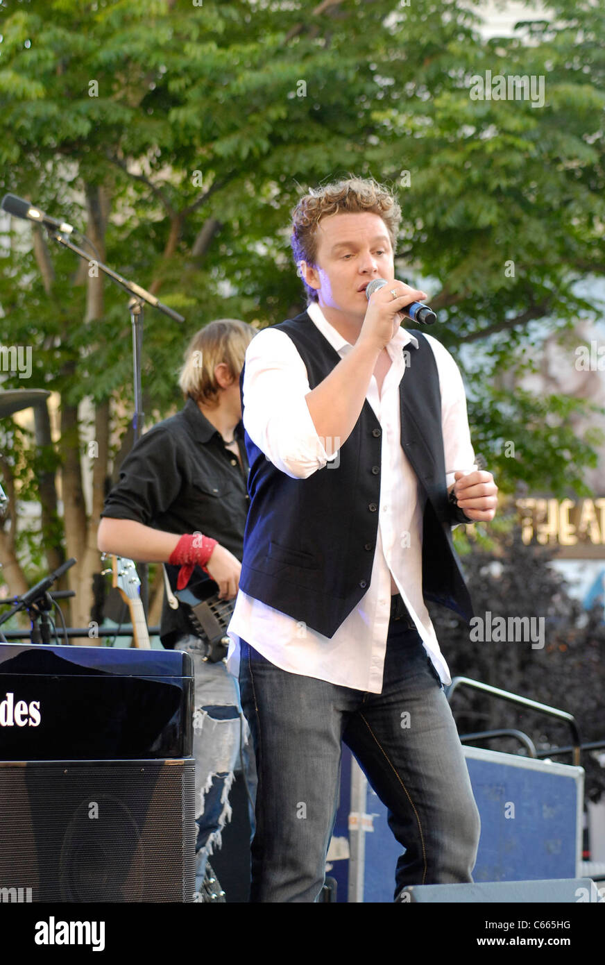 Jake Simpson on stage for Taylor Dayne In Concert at The Americana at ...