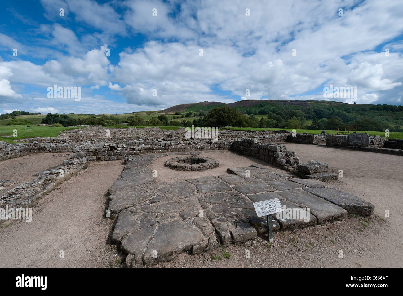 Vindolanda Roman Fort Stock Photo - Alamy