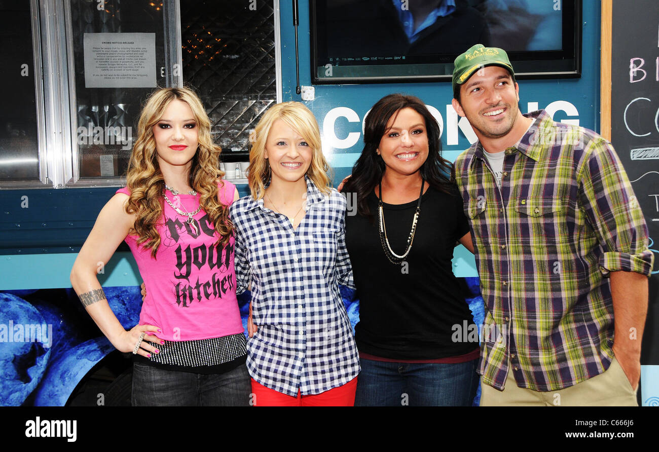 Nadia G, Kelsey Nixon, Rachael Ray, Ben Sargent at arrivals for Cooking ...