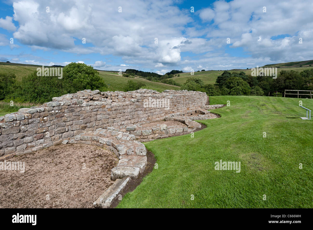 Vindolanda Roman Fort Stock Photo - Alamy