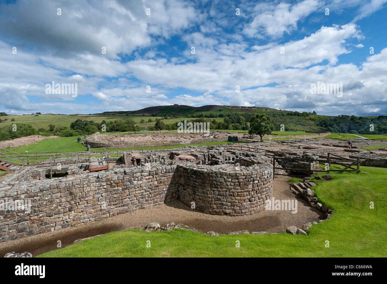 Vindolanda Roman Fort Stock Photo - Alamy