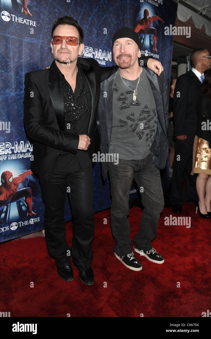 Bono, Edge in attendance for Spider-Man: Turn Off The Dark Opening ...