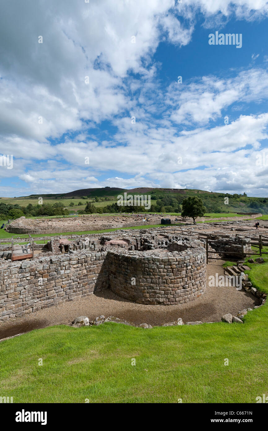 Vindolanda Roman Fort Archaeological Excavations High Resolution Stock ...