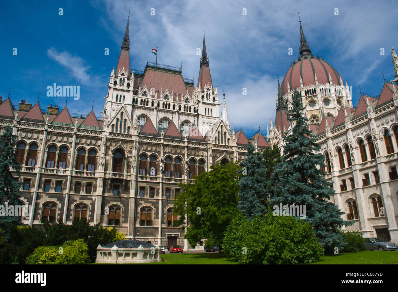Orszaghaz the Hungarian Parliament Building central Budapest Hungary ...