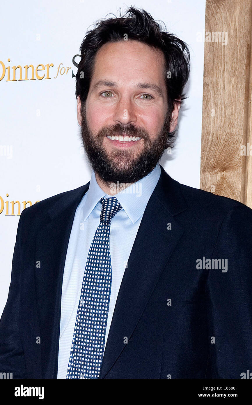 Paul Rudd at arrivals for DINNER FOR SCHMUCKS Premiere, The Ziegfeld ...