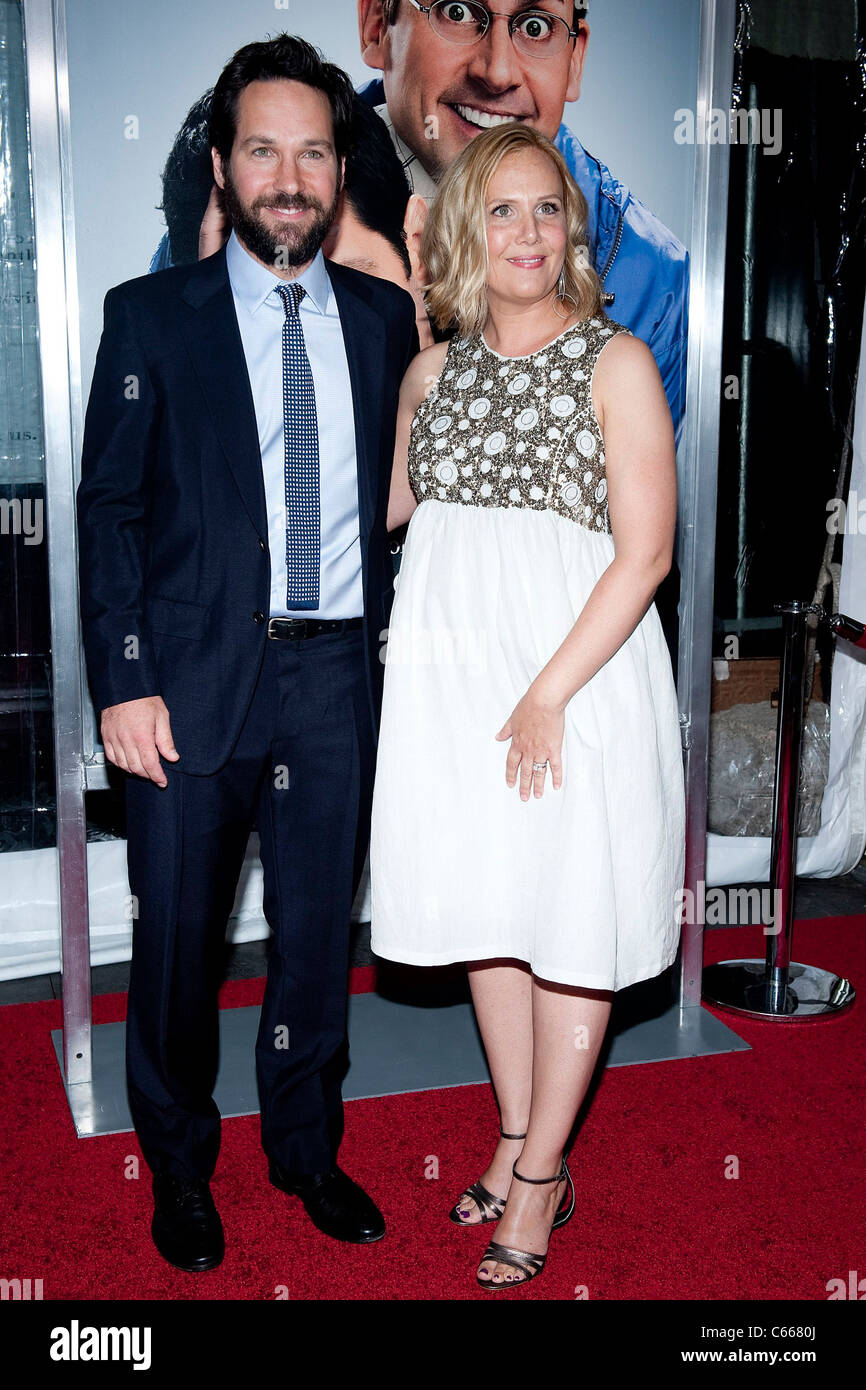 Paul Rudd and his wife Julie Yaeger at arrivals for DINNER FOR SCHMUCKS ...