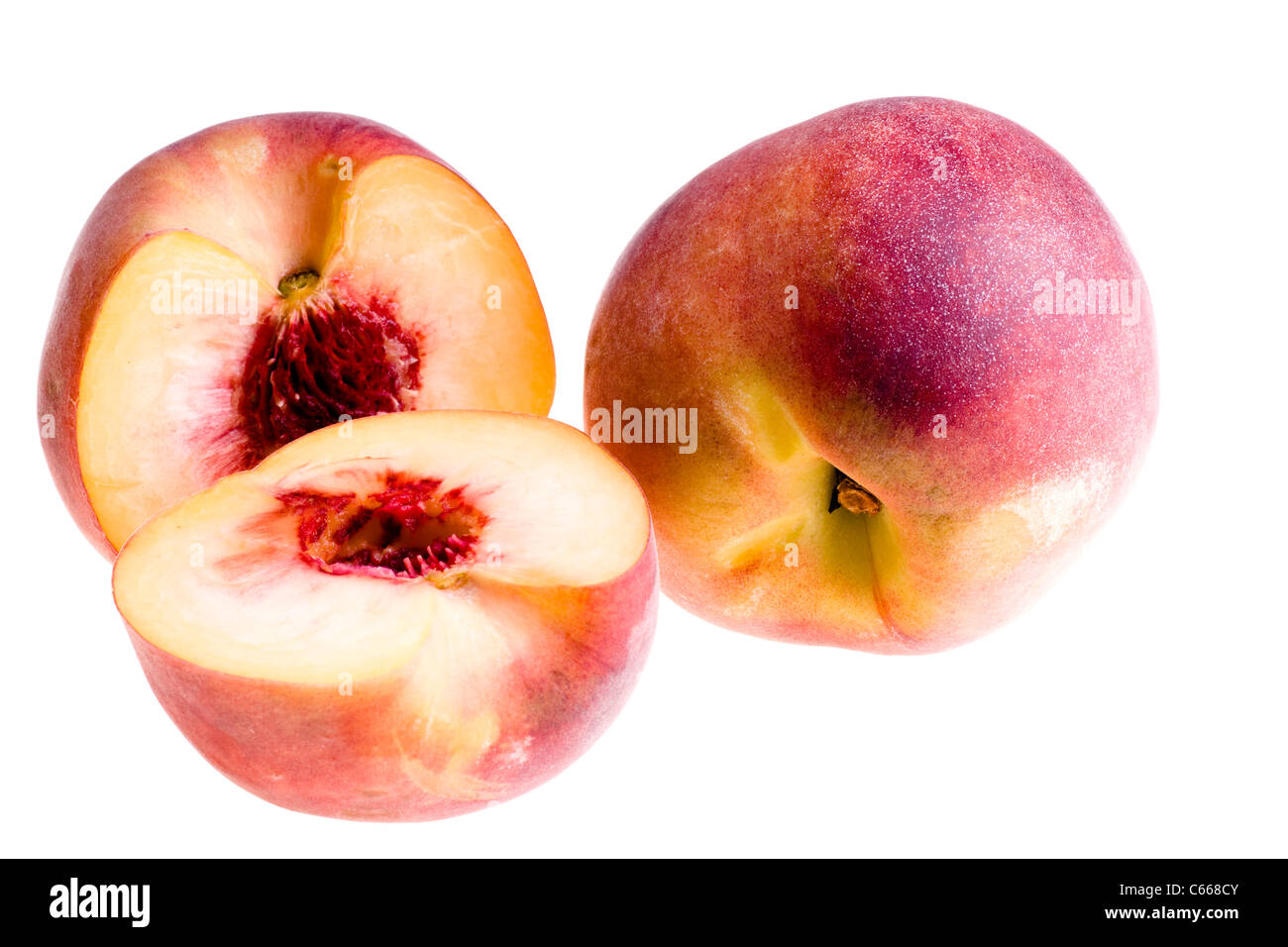 Peach Cut Stock Photos & Peach Cut Stock Images - Alamy