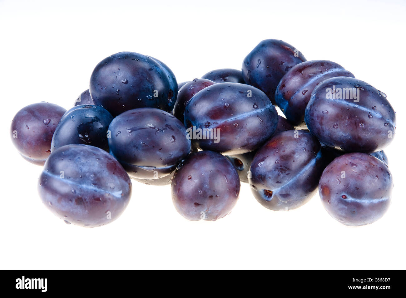 Plums image Cut Out Stock Images & Pictures - Alamy