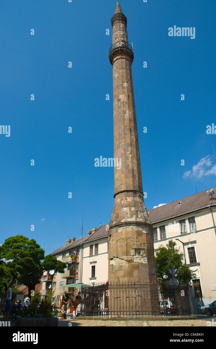 Northernmost minaret from Ottoman times Eger city Heves county Hungary ...