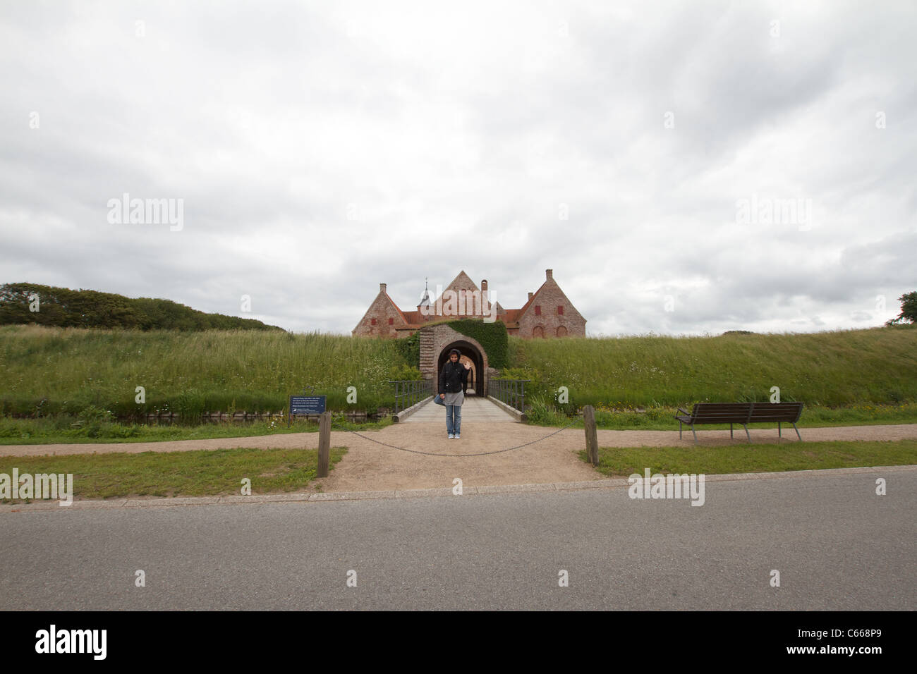 Spottrup borg, medieval castle in Spottrup,Denmark Stock Photo - Alamy