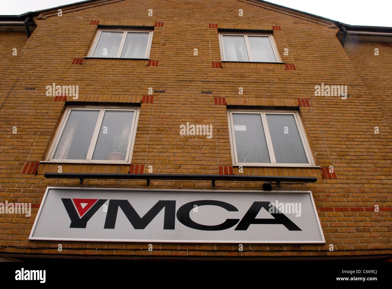 Facade of YMCA building, Hertfordshire, UK Stock Photo - Alamy