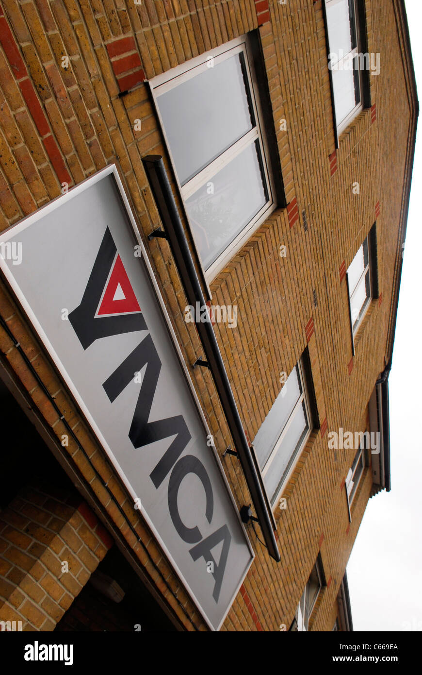 Facade of YMCA building, Hertfordshire, UK Stock Photo - Alamy