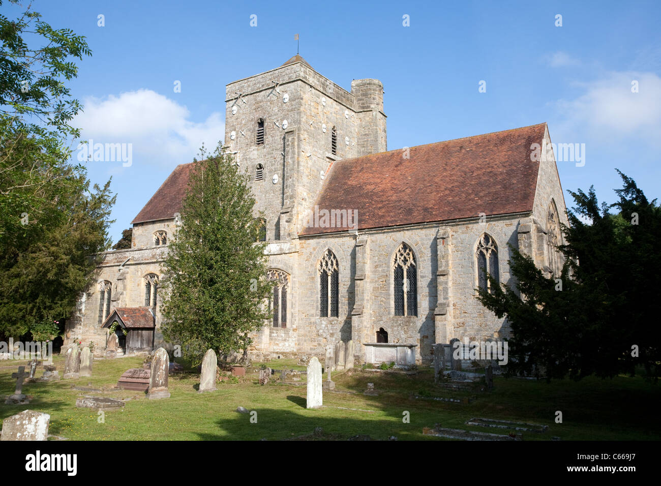 Church of Assumption and St Nicholas, Etchingham, East Sussex, England ...