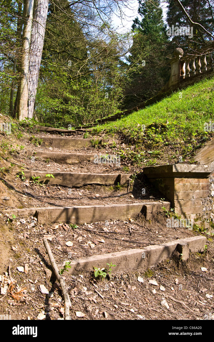 Man made path and steps hi-res stock photography and images - Alamy