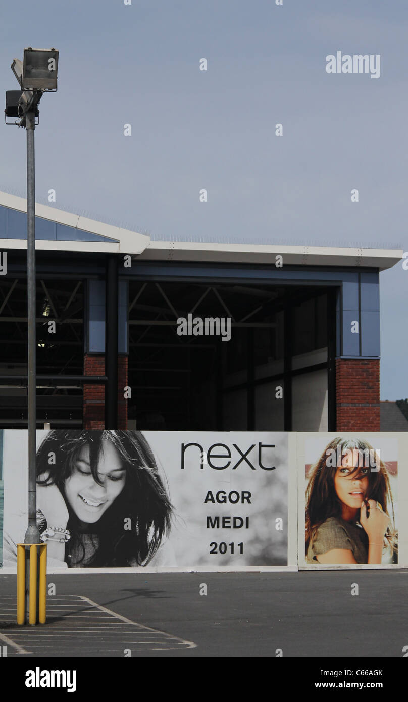 Next store under development, opening in September Stock Photo - Alamy