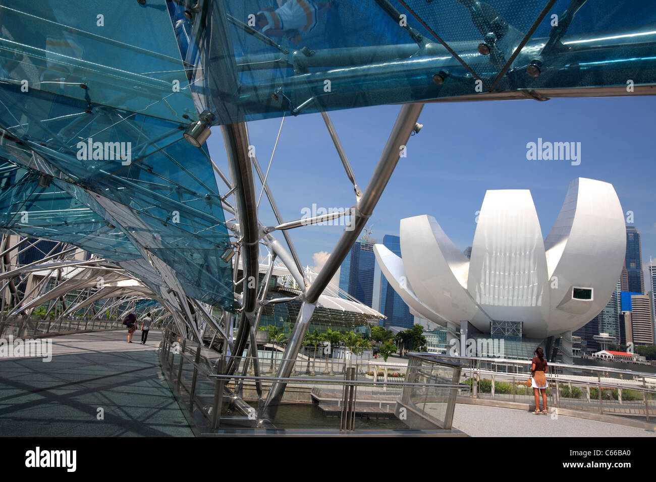Helix bridge construction hi-res stock photography and images - Alamy