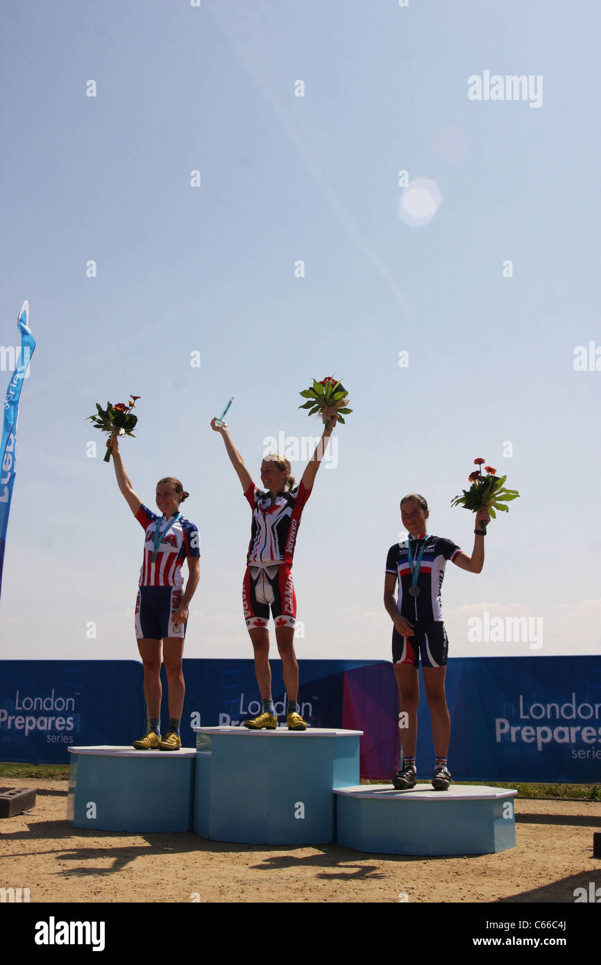 Winners of the womens race. Hadleigh Farm Mountain Bike Invitational ...