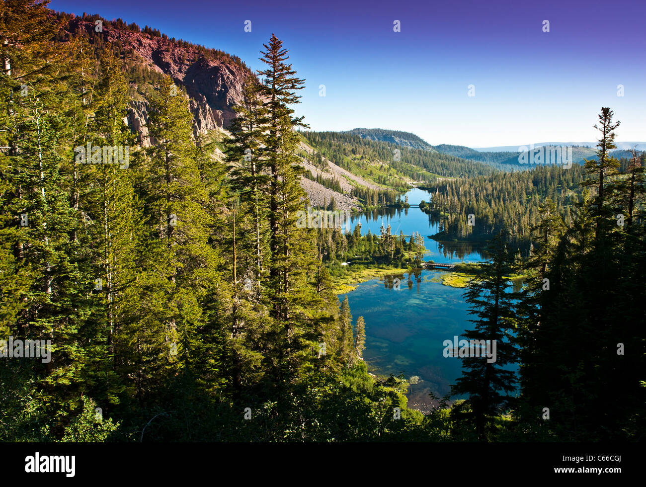 South of Mammoth Lakes, CA is this wonderful clear and cool mountain ...