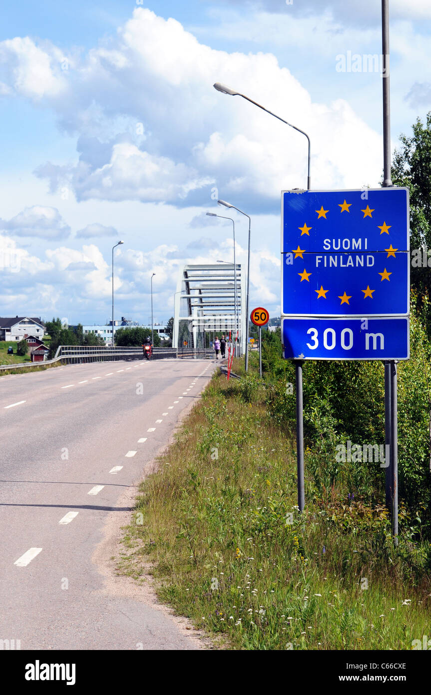 Finland Border Sign High Resolution Stock Photography and Images - Alamy