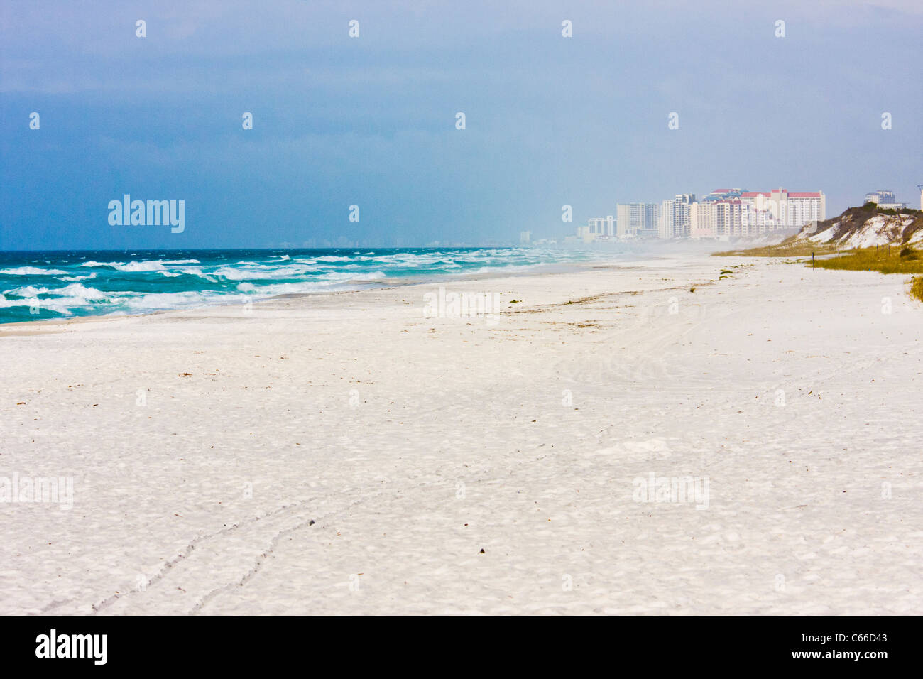 Beach and sand dunes at Topsail State Park and Nature Preserve on the ...