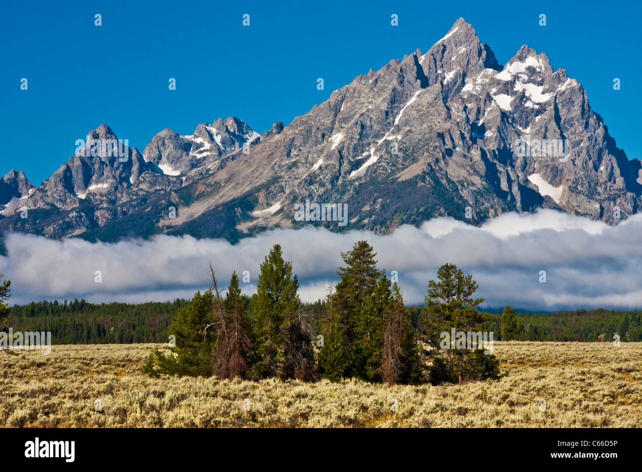 Tallest peaks of grand tetons hi-res stock photography and images - Alamy