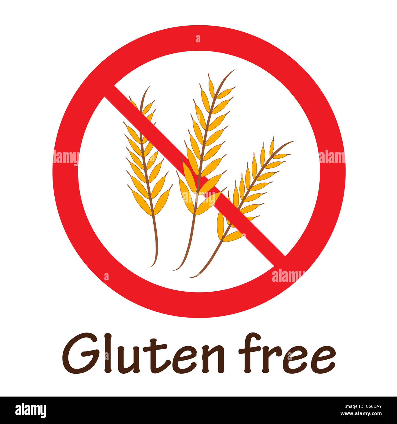 Gluten free symbol Cut Out Stock Images & Pictures - Alamy