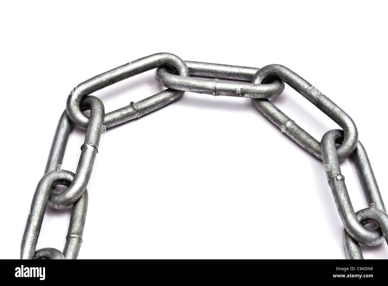 Chains isolated on white background Stock Photo - Alamy