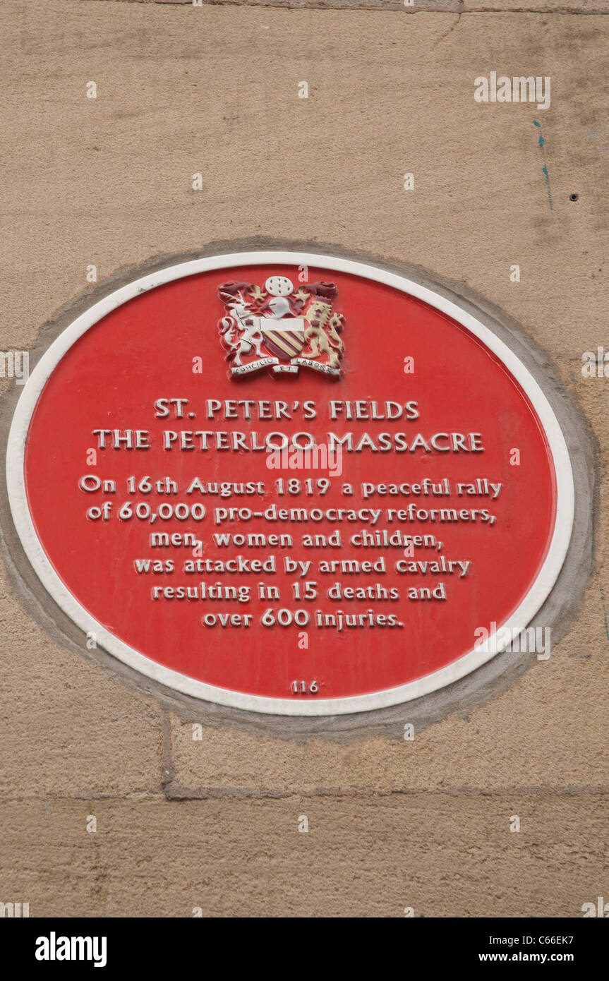 1819 peterloo massacre hi-res stock photography and images - Alamy