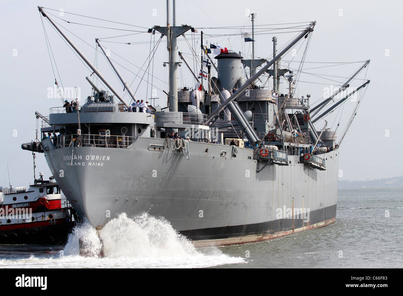 SS Jeremiah O'Brien viewed from - Fisherman's Wharf. Last of the 2,710 ...