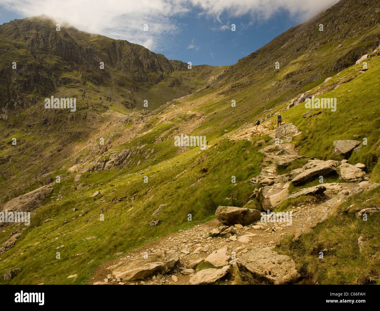 Pyg track Snowdon Stock Photo - Alamy