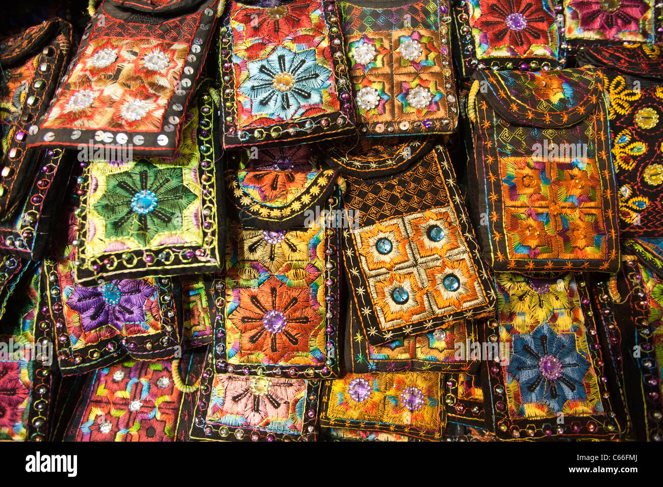 Turkey, Istanbul, Sultanahmet, Grand Bazaar, Ethnic Bags Stock Photo ...