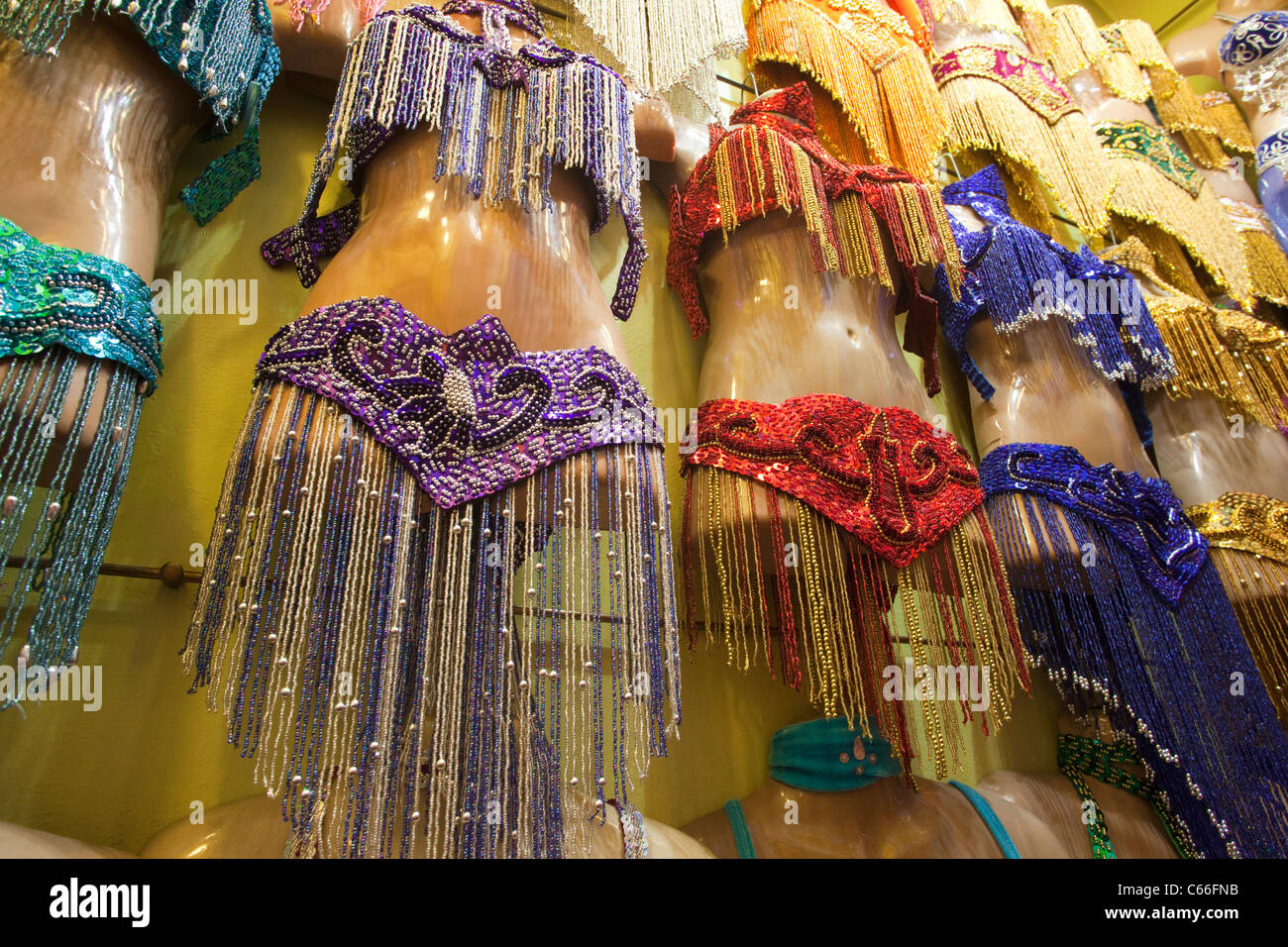 Turkey, Istanbul, Sultanahmet, Grand Bazaar, Belly Dancing Costume ...