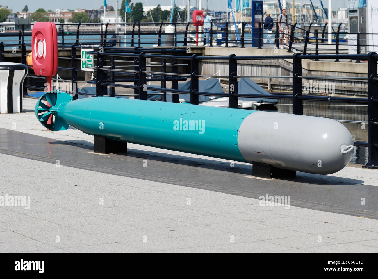 Gunwharf quays torpedo hi-res stock photography and images - Alamy