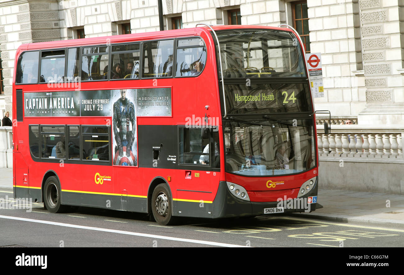 London number 24 bus hi-res stock photography and images - Alamy