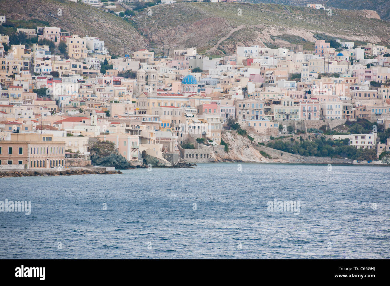 Syros,Architecture,Buildings,Town Cafes,Restaurants,Harbour,Harbor ...