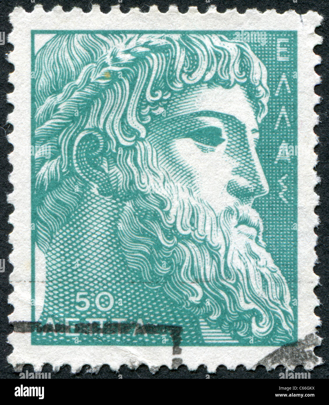 Greece stamp hi-res stock photography and images - Alamy