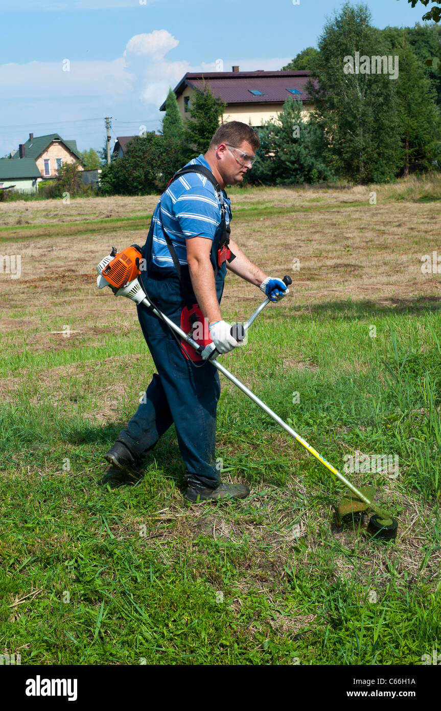Motor scythe hi-res stock photography and images - Alamy