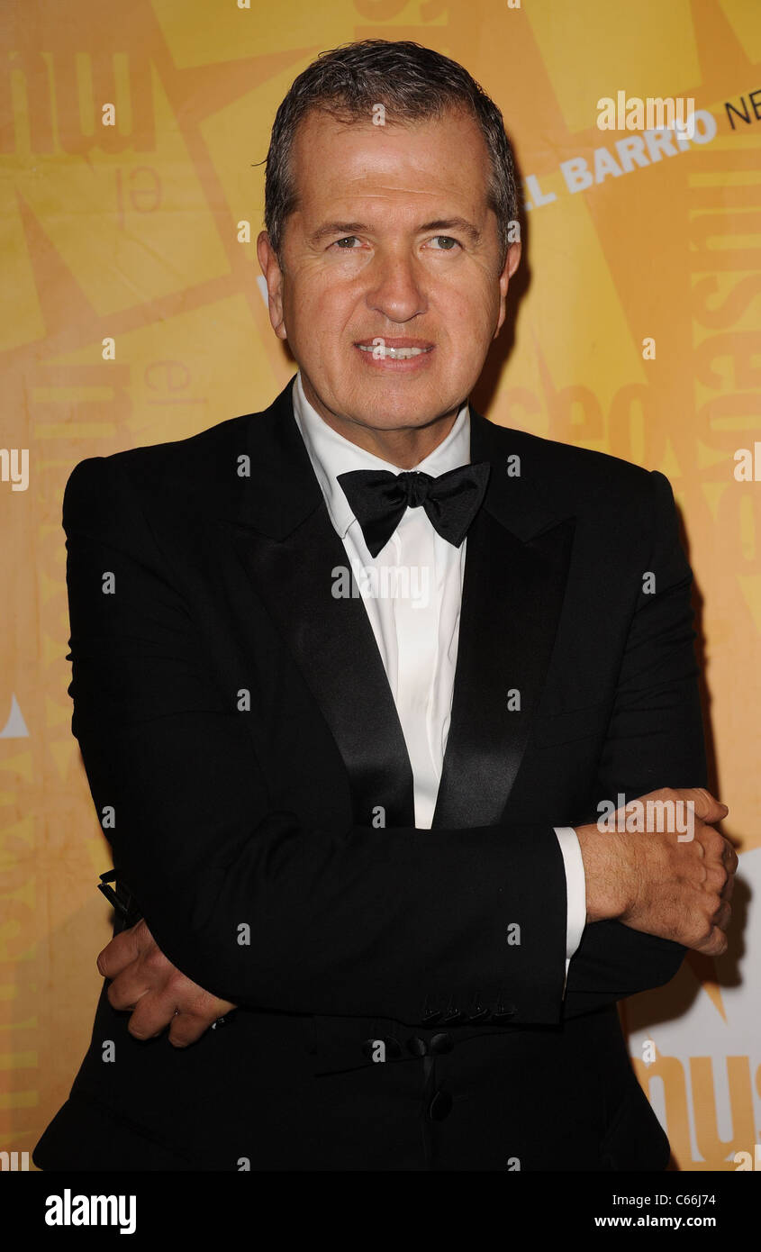 Mario Testino at arrivals for El Museo del Barrio Gala, Cipriani ...