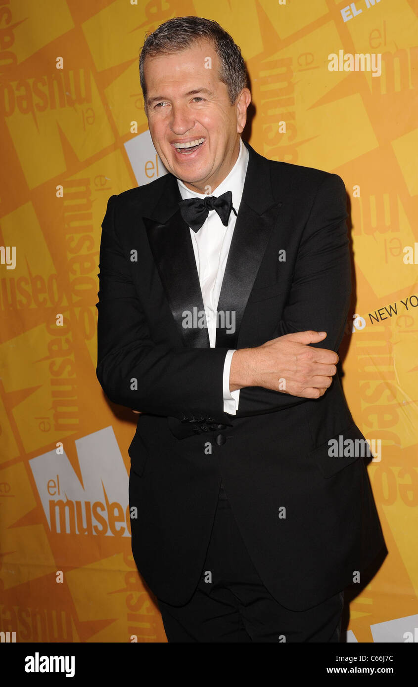 Mario Testino at arrivals for El Museo del Barrio Gala, Cipriani ...