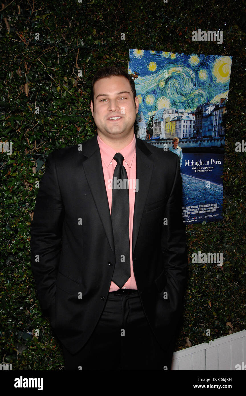 Max Adler at arrivals for MIDNIGHT IN PARIS Premiere, Samuel Goldwyn ...