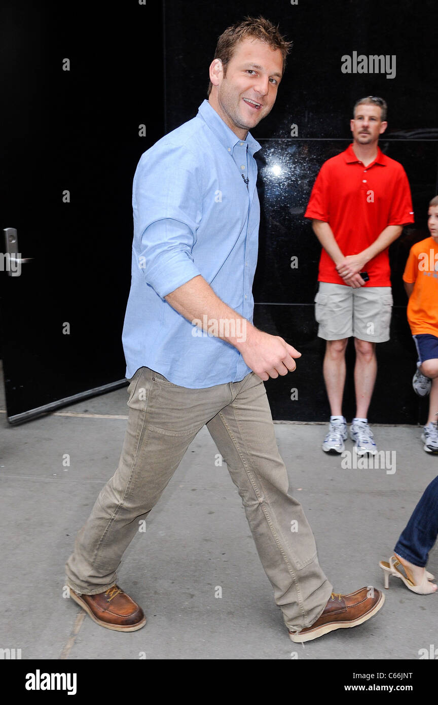 Dave Salmoni, enters the 'Good Morning America' taping at the ABC Times ...