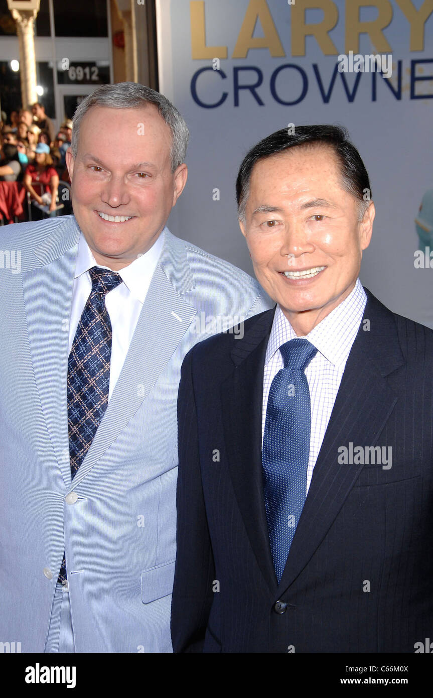Brad Altman and George Takei at arrivals for LARRY CROWNE Premiere ...