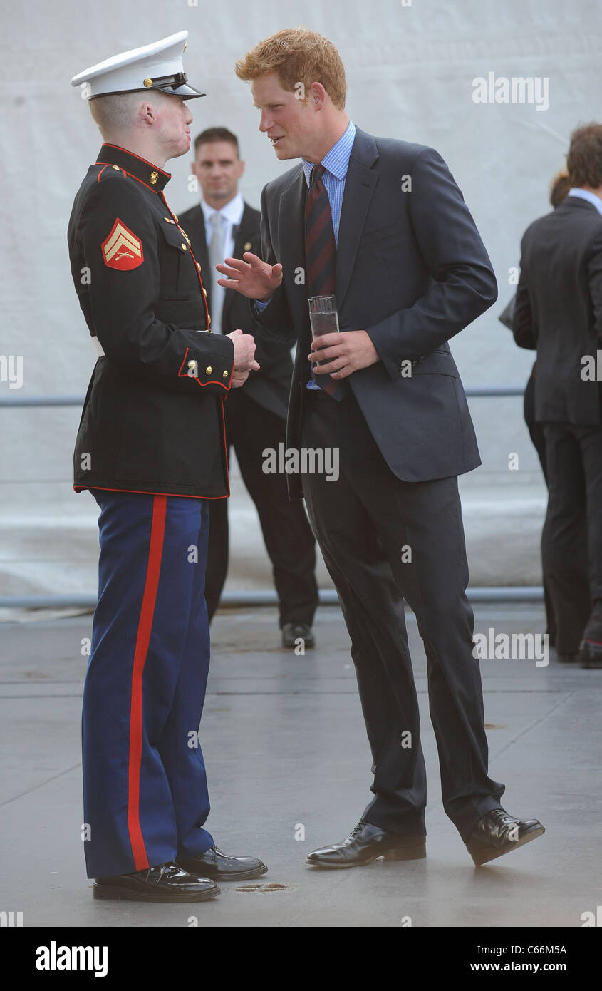 Aaron Mankin, Prince Harry at a public appearance for Prince Harry ...