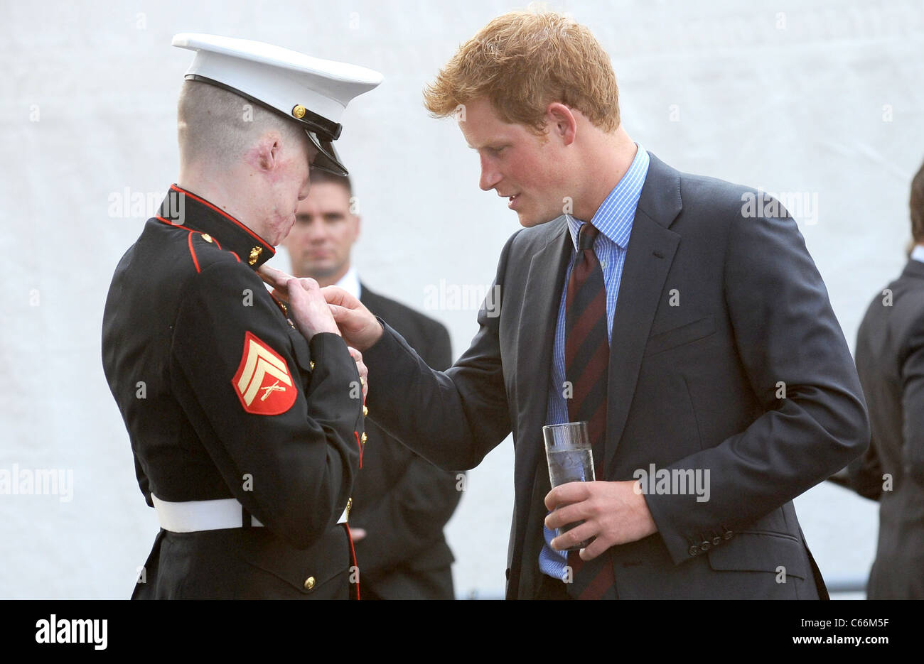 Aaron Mankin, Prince Harry at a public appearance for Prince Harry ...