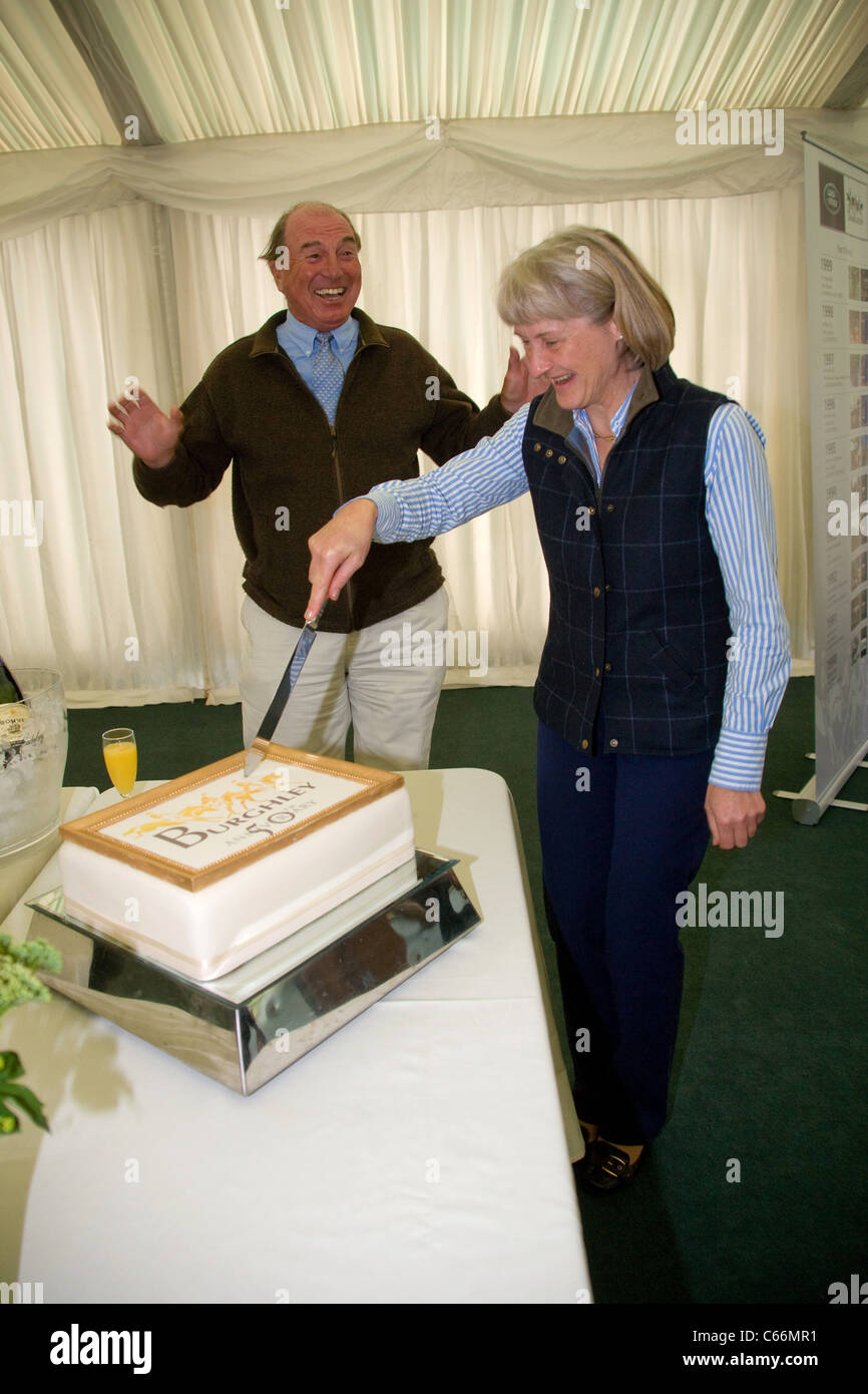 Captain Mark Phillips Course designer with Director Elizabeth Inman at ...