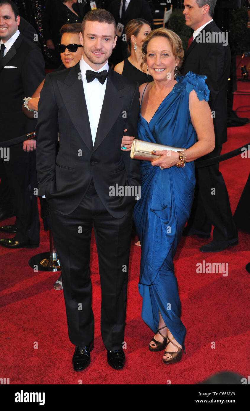 Justin Timberlake, mother, Lynn Harless at arrivals for The 83rd ...