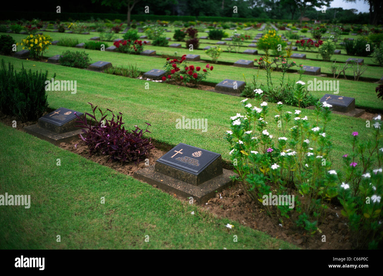 Chungkai Commonwealth War Graves Cemetery, 5 KM's from Kanchanaburi on ...