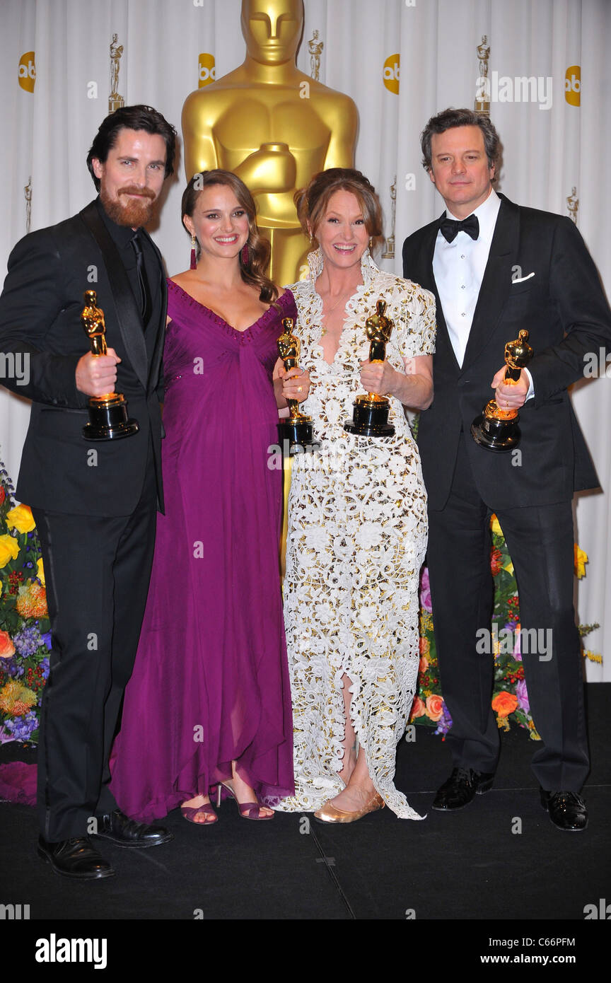Christian Bale, Natalie Portman, Melissa Leo, Colin Firth in the press ...
