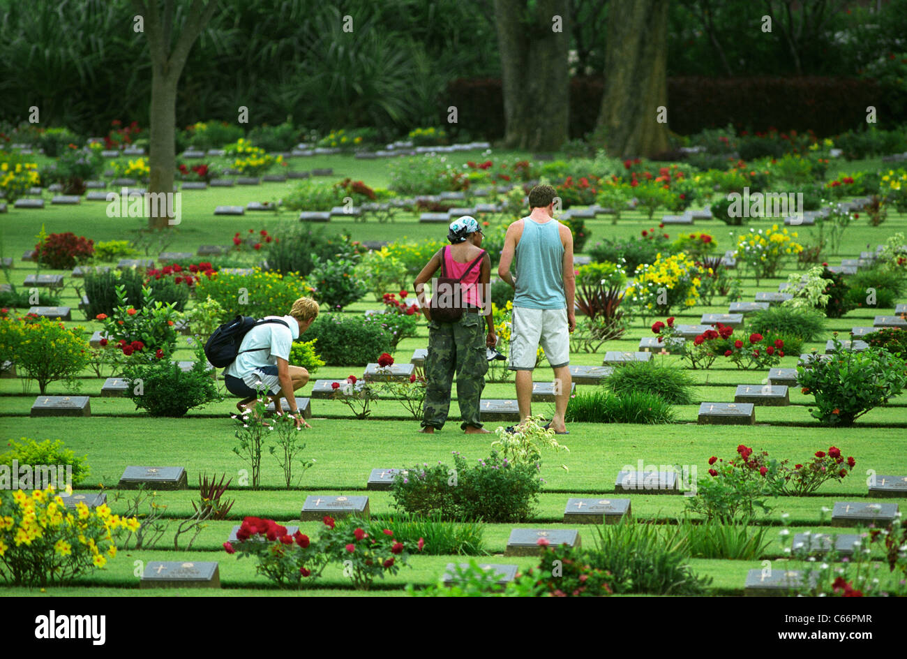 Chungkai Commonwealth War Graves Cemetery, 5 KM's from Kanchanaburi on ...